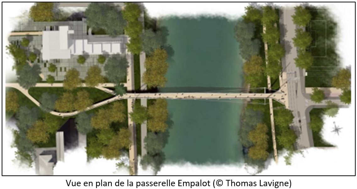 Opérations de conception-réalisation des passerelles EMPALOT et RAPAS ...