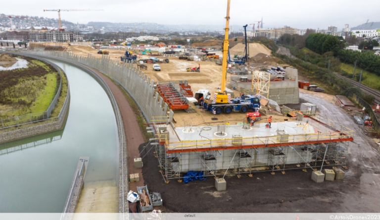 Raccordement de la voie « SUD III » au pont levant flaubert à Rouen - AFGC